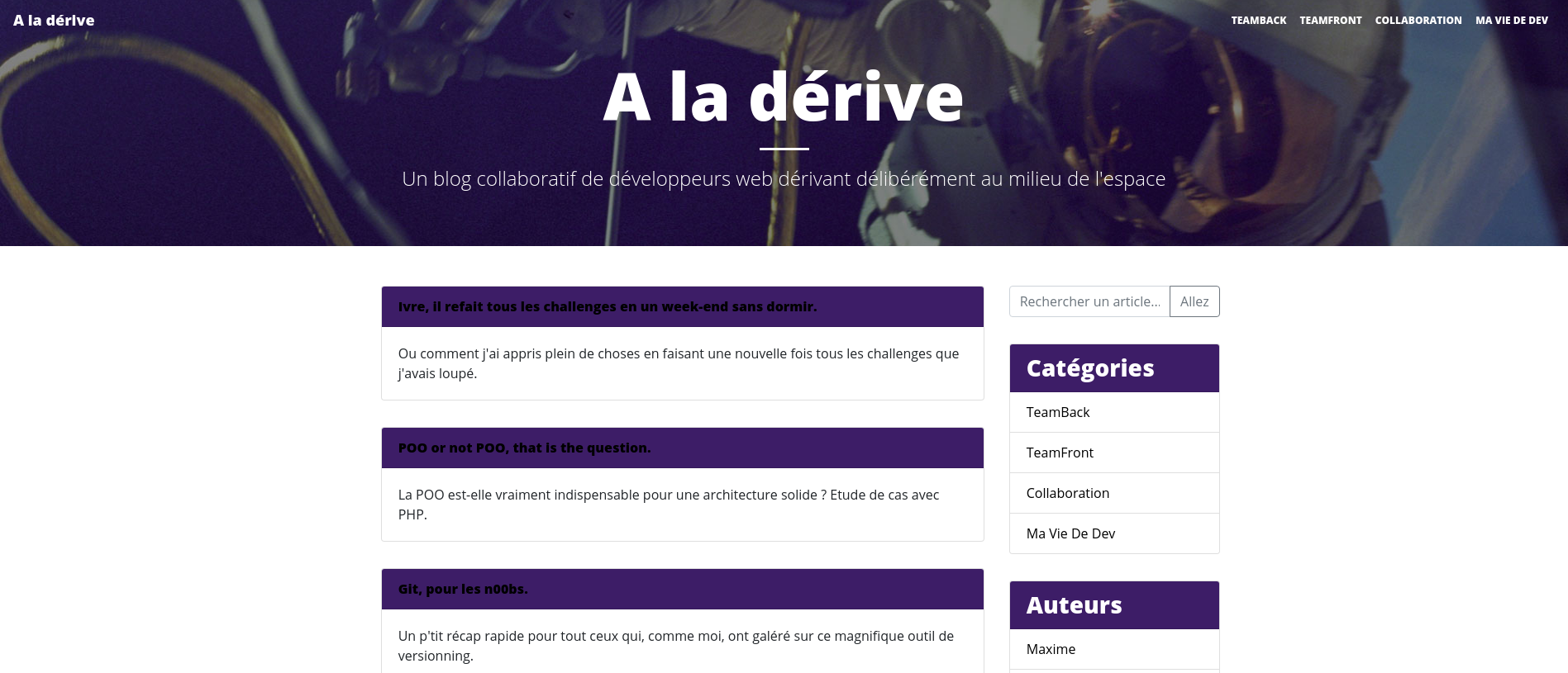 Web CV Justin Bellanger